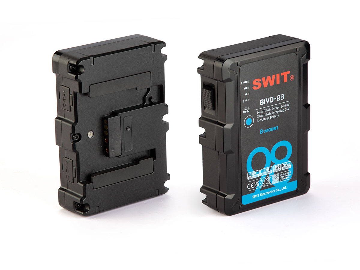 Buy - Swit BIVO-98 B-Mount Battery - Production Gear Ltd - Broadcast and Professional Cameras ...